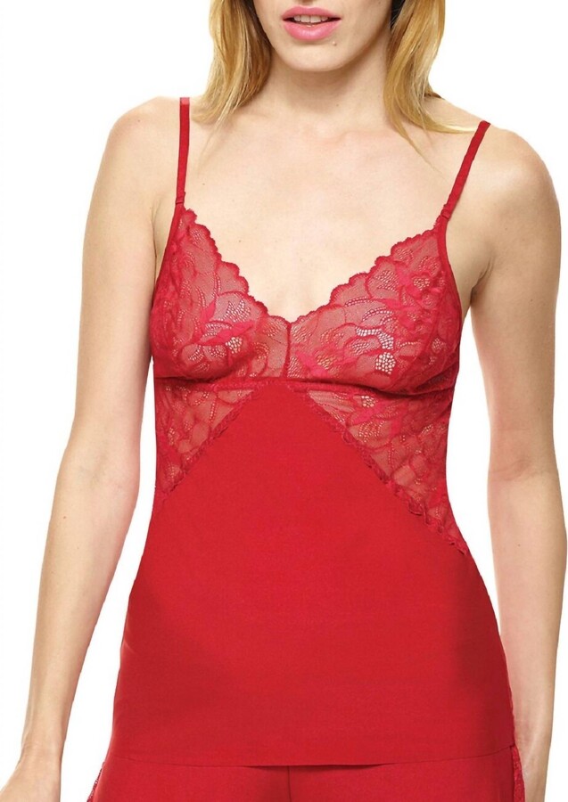Commando Women's Love + Lust Cami In Ruby Red - ShopStyle Tops