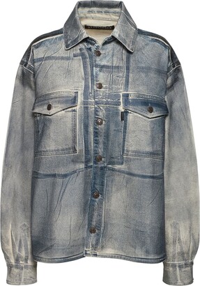 Patch Embroidered Cotton Denim Jacket - ShopStyle