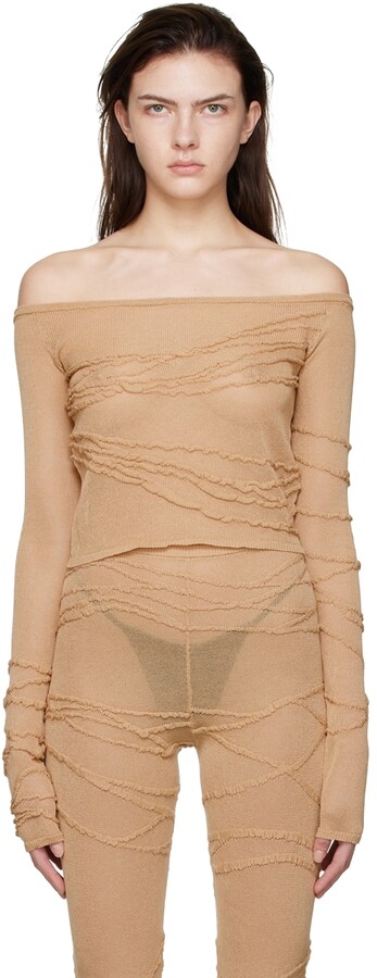 SUBSURFACE SSENSE Exclusive Tan Death of Cleopatra T-Shirt - ShopStyle
