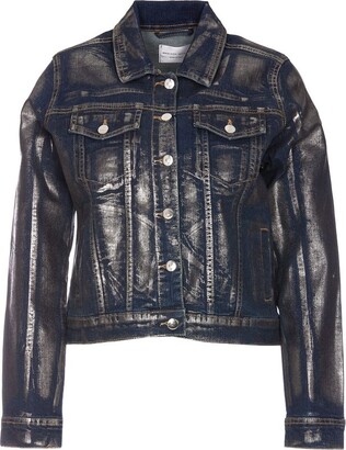 Madison.Maison Metallic Denim Jacket - ShopStyle