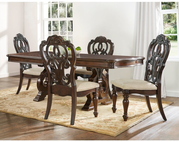 Furniture Reya Dining 5-Pc Set ( Table + 4 Side Chairs) - ShopStyle