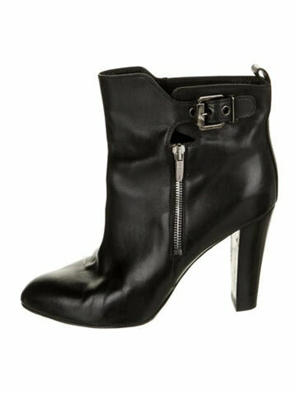 Sergio Rossi Leather Boots Black - ShopStyle