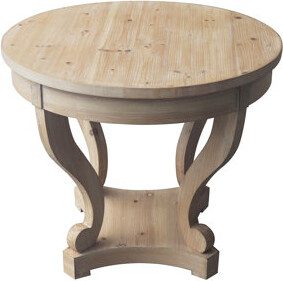 Ophelia & Co. Farmhouse Style Round Dining Table With Storage And ...