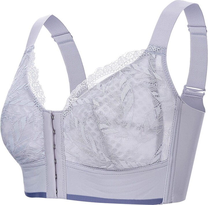 HANXIULIN Women's Front Fastening Mastectomy Breast Surgery Lightly ...