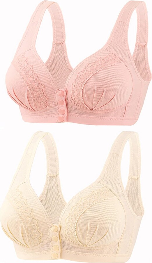 FunAloe Wireless Bras for Women UK Strapless Bras for Bigger Bust Back Smoothing Bra 5D Shaping ...