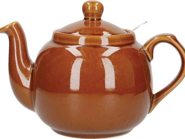 London Pottery Farmhouse Teapot, Rockingham Brown, Four Cup - 900ml ...