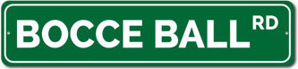 Lizton Sign Shop, Inc Bocce Ball Road Custom Aluminum Sign - ShopStyle ...