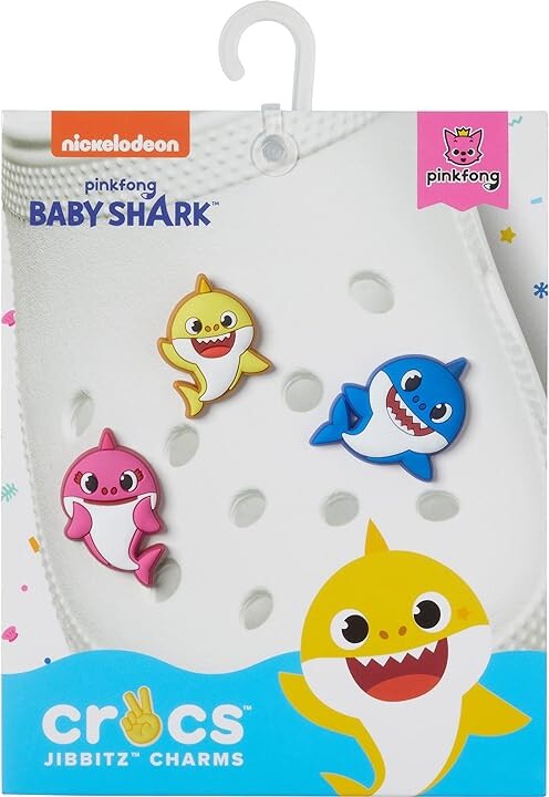 Crocs Jibbitz Characters (Baby Shark 3-Pack) Remedies Foot Care ...