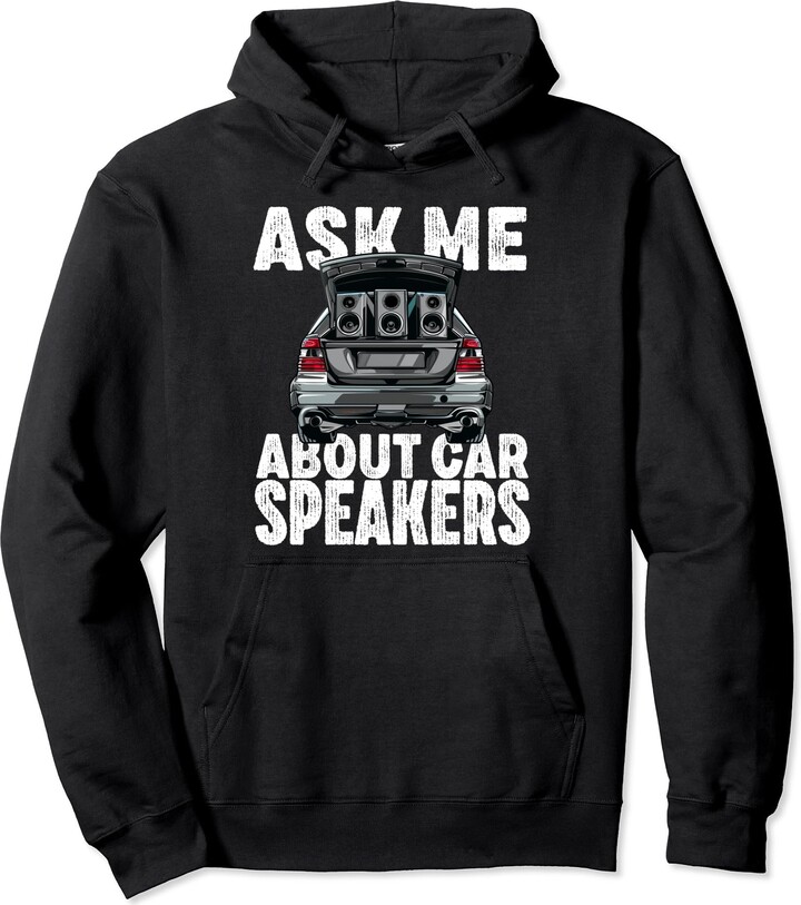 Car Stereo For Audio Installer Speakers Car Bass Funny Pullover Hoodie ...