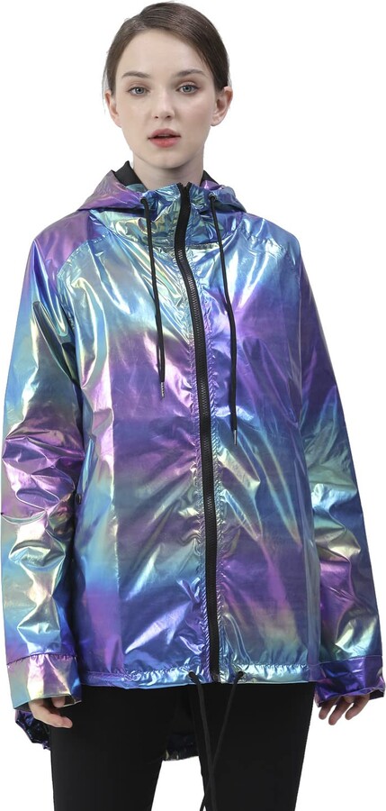 PINMOO Women’s Holographic Jacket - ShopStyle