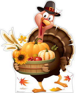Advanced Graphics Festive Turkey Life Size Cardboard Standup - ShopStyle