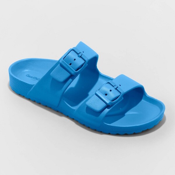 Men' Caron Two Band Slide Sandal - Goodfellow & Co™ Blue 7 - ShopStyle