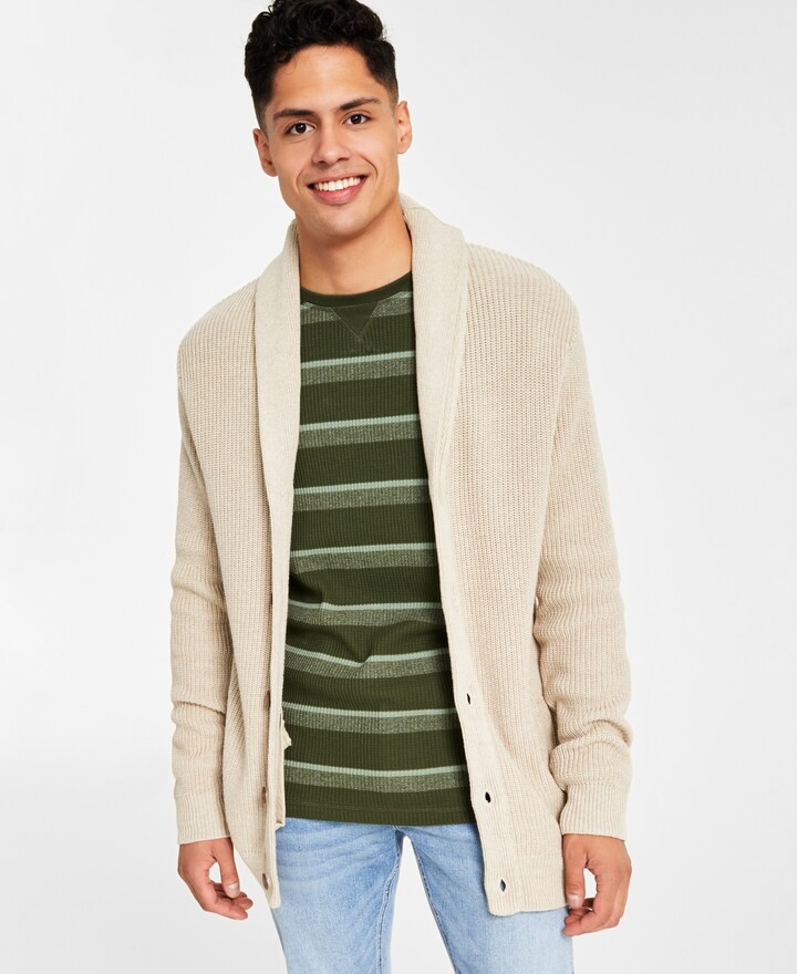 Sun + Stone Men's Alvin Cardigan Sweater, Created for Macy's - ShopStyle