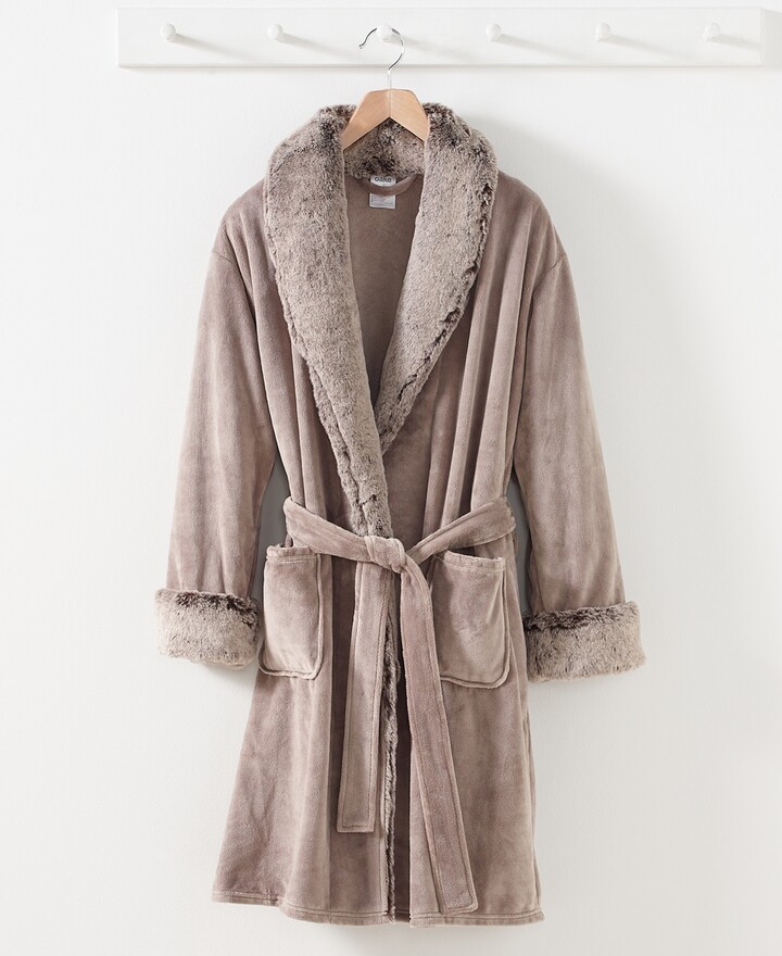 Hotel Collection Faux Fur Robe, Created for Macy's - ShopStyle