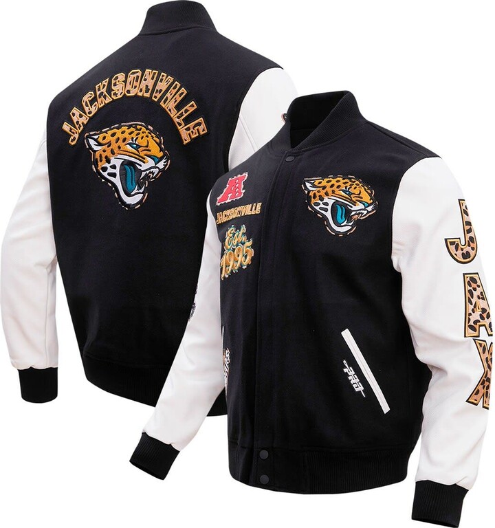 Men's Pro Standard Black/White Jacksonville Jaguars Animal Print ...