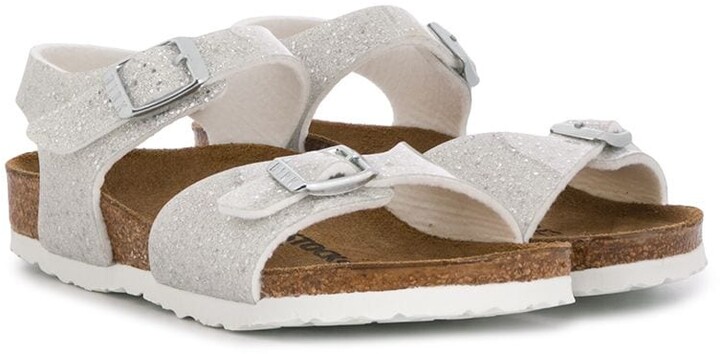 Birkenstock Kids Metallic Glitter Sandals - ShopStyle Girls' Shoes