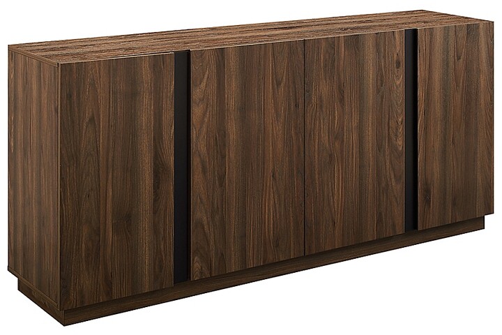 Forest Gate Contemporary 4-Door Sideboard In Dark Walnut - ShopStyle