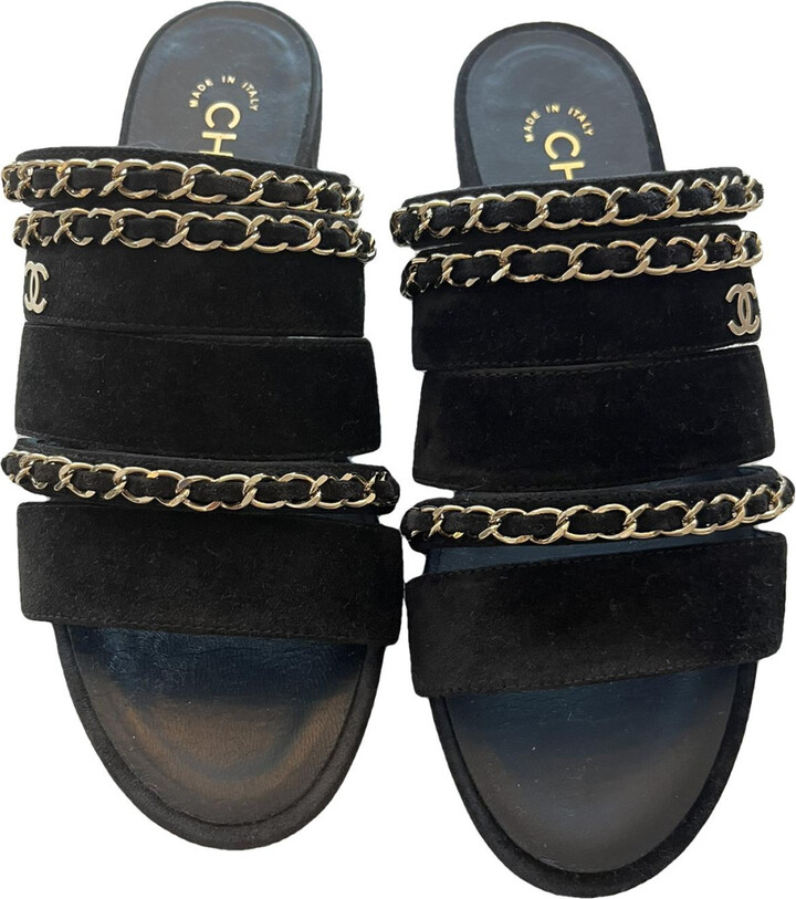 Chanel Leather sandal - ShopStyle