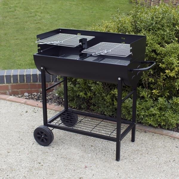 Samuel Alexander Half Drum Barrel Barbecue / barbecue with Adjustable ...