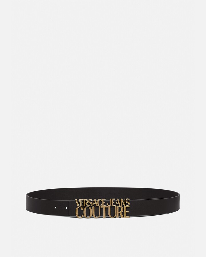 Versace Lettering Logo Belt - ShopStyle