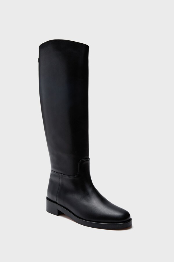 Emerson Fry Black Leather Atelier Equestrian Boot - ShopStyle