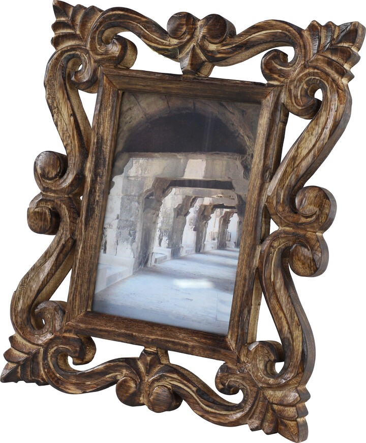 Studio 350 Brown Wood Traditional Photo Frame Standard - ShopStyle