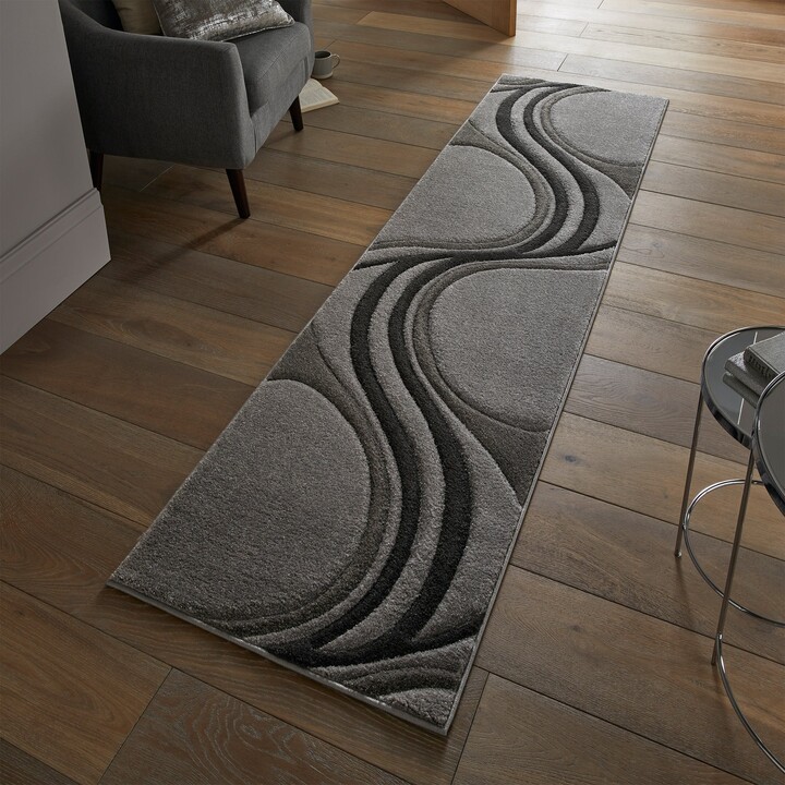 Dunelm Mirage Runner Charcoal (Grey) - ShopStyle