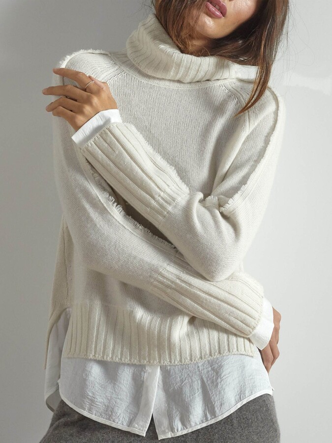 Brochu Walker The Jolie Fringe Layered Looker - ShopStyle Sweaters