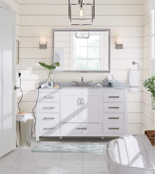 Pac Trim 0.375 in. x 6.000 in. x 8 ft. Primed MDF Shiplap Interior ...