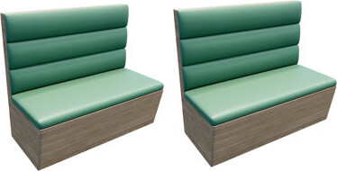 Visual card holder Nordic Modern Restaurant Cafe Upholstered Benches ...