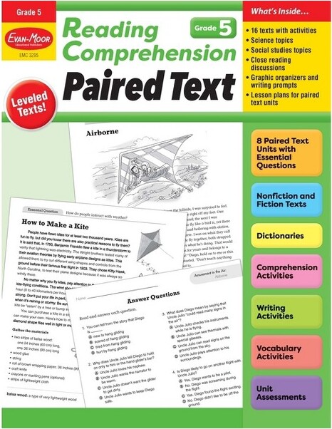 Reading Comprehension: Paired Text, Grade 5 Teacher Resource - (Reading ...