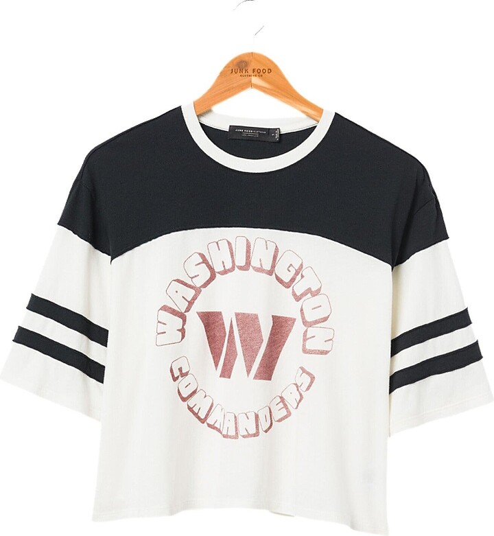 Junk Food Clothing Women's Commanders Hail Mary Tee - ShopStyle T-shirts