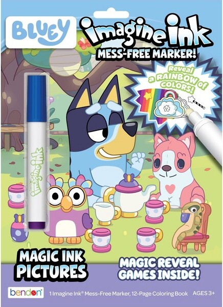 Bendon Bluey Imagine Ink Magic Ink Book - ShopStyle Home Office