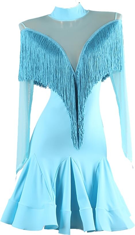 CIPPRO Latin Dance Dress Professional Ballroom Competition Dance Dress ...