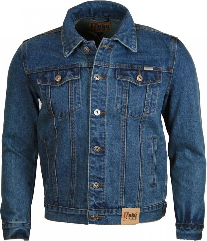 Duke London TRUCKER - Duke Denim Jackets STONEWASH - Large - ShopStyle