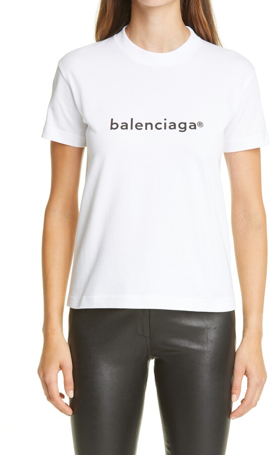 Balenciaga Copyright Logo Graphic Tee - ShopStyle T-shirts