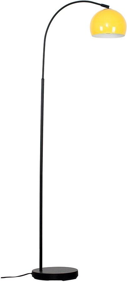 ValueLights Curva Black Floor Lamp - ShopStyle