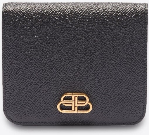 Balenciaga BB Wallet in Grained Calfskin - ShopStyle