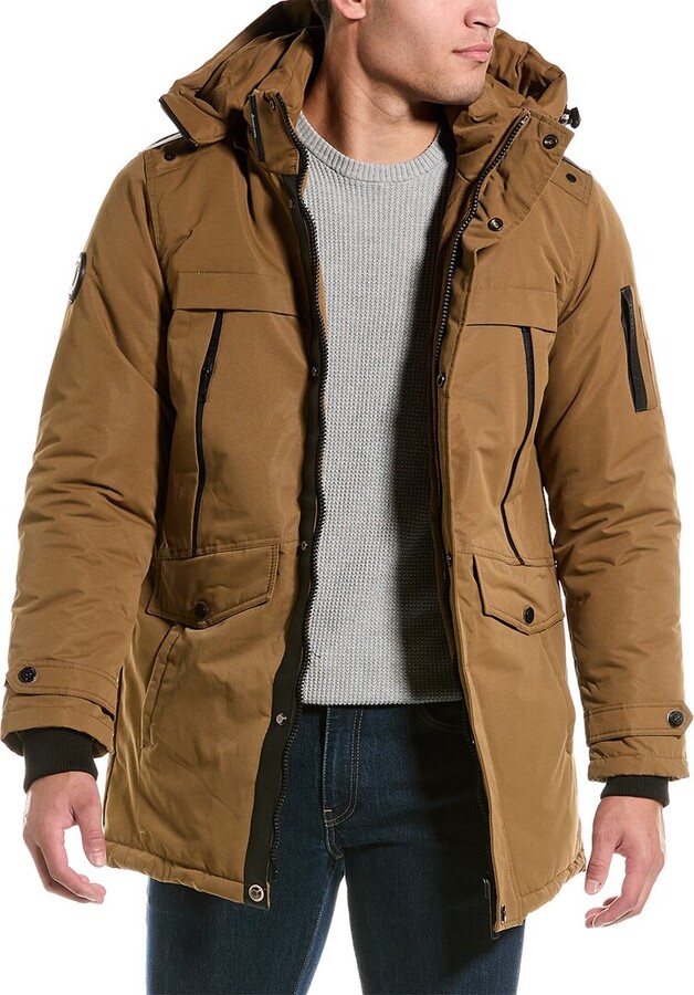 Point Zero Hooded Taslan Parka - ShopStyle Raincoats & Trench Coats