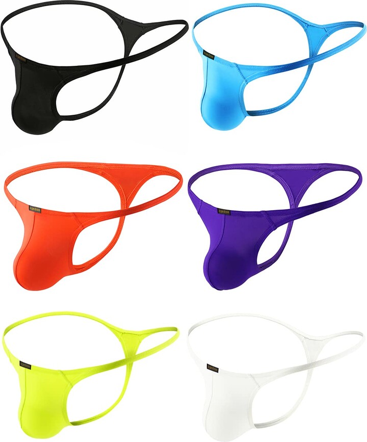 Arjen Kroos Men's Sexy Low Rise G-Strings Thongs Tagless Underwear ...