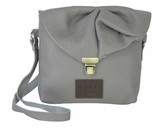 N'damus London Emily Rose Mini Grey Leather Crossbody Bag - ShopStyle