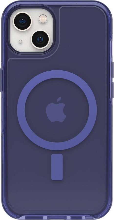 Otterbox Apple iPhone 13 Symmetry Series Antimicrobial Clear Case with MagSafe - Feelin' Blue ...