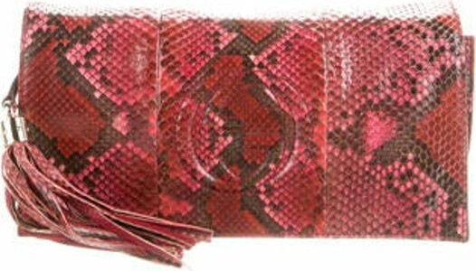 Gucci Soho Medium Python Clutch - ShopStyle