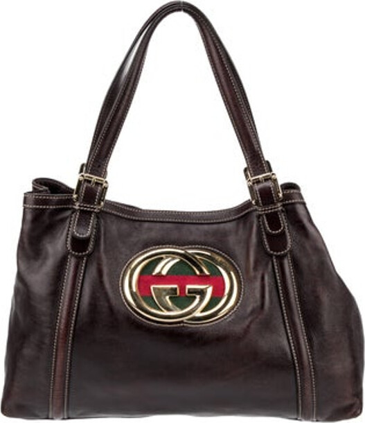 Gucci Medium Britt Tote - ShopStyle
