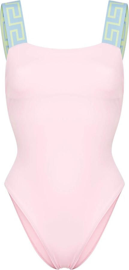Versace Greca Border One-Piece Swimsuit - ShopStyle