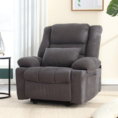 Homyedamic Wide Classic And Soft Push Back Recliner - ShopStyle Sofas ...
