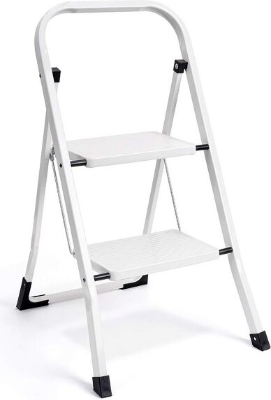 Delxo Portable Collapsible Lightweight Alloy Steel Two Step Stool ...