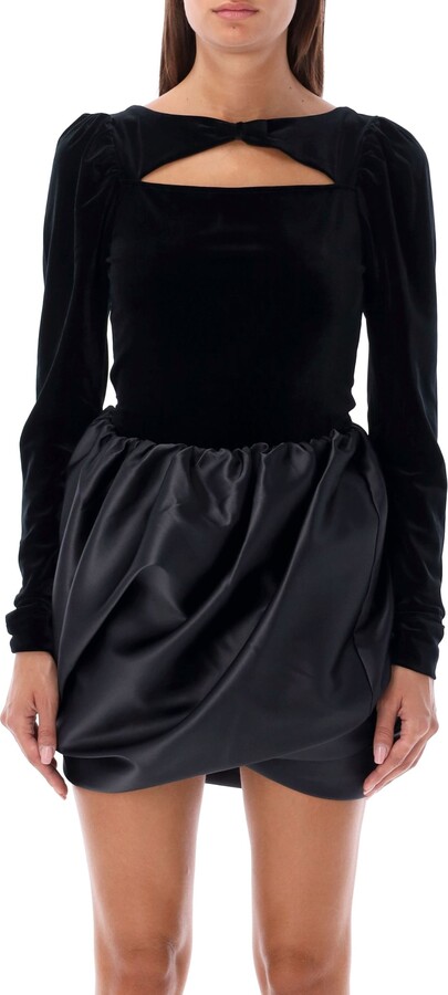 Ganni Velvet Body - ShopStyle Tops