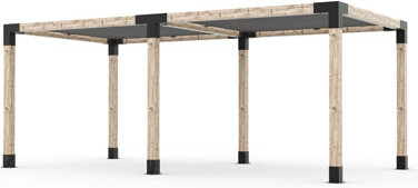 Toja Grid 20 Ft. W x 10 Ft. D Steel Pergola with Canopy - ShopStyle ...