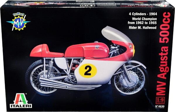 Italeri Skill 4 Model Kit 1964 MV Agusta 500 CC. 4 Cylinders #2 ...